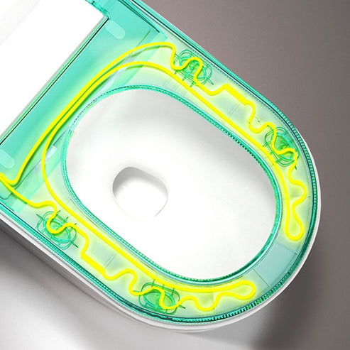 Modern Floor Mounted Toilet Bowl Siphon Jet All In One Flush Toilet ...