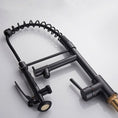 Modern Farmhouse Spring Spout Kitchen Sink Faucet Gooseneck with Pull ...