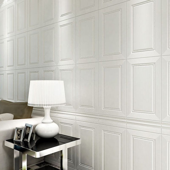Modern Waterproof 3D Wainscoting Peel and Stick Indoor Wallboard ...