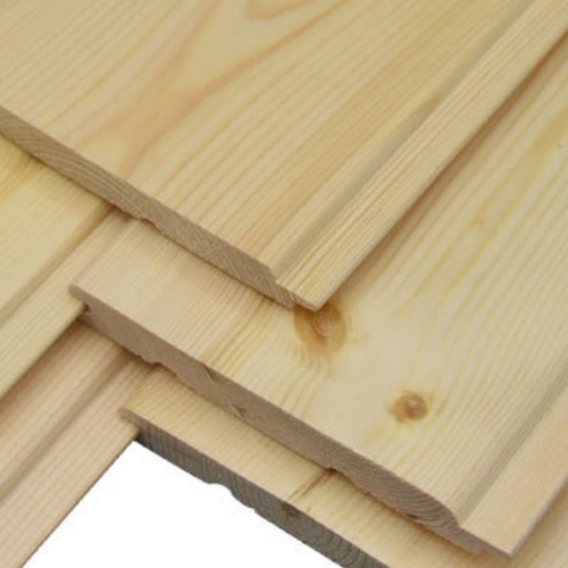 Farmhouse Pine Wood Planks Light Smooth Solid Wood Planks in Natural ...