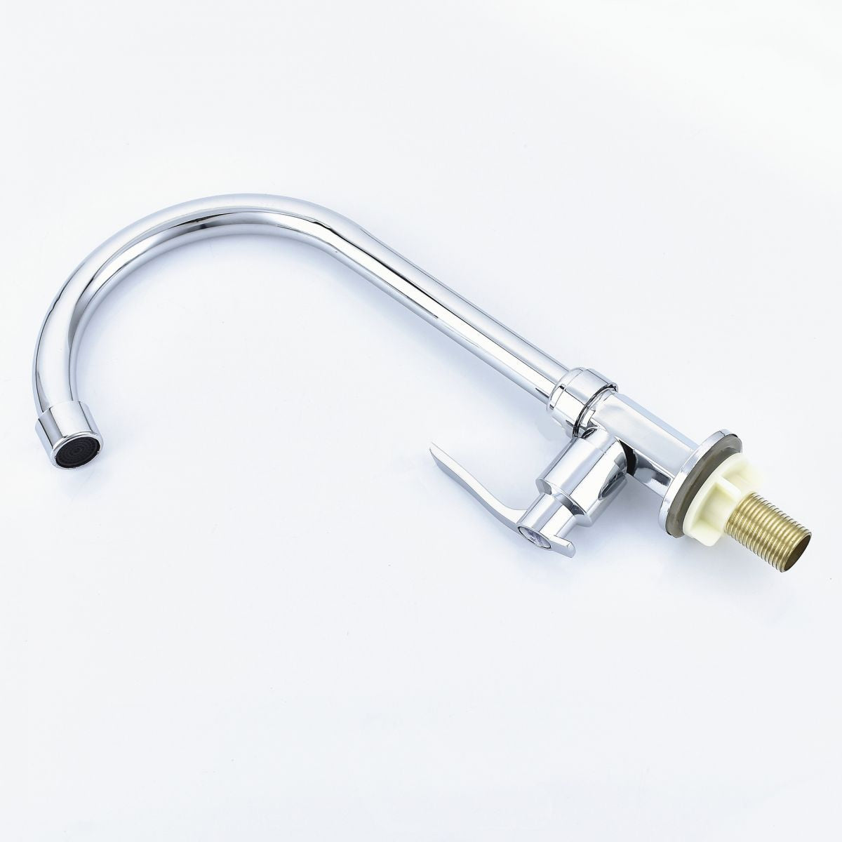 Modern Kitchen Bar Faucet Zinc Knob Handle Swivel Spout High Arch ...