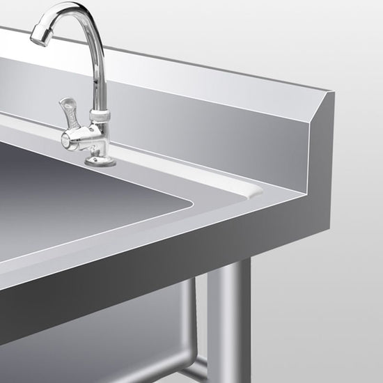 Contemporary Style Kitchen Sink All-in-one Stainless Steel Kitchen Sink ...