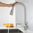 Modern Touch Sensor Kitchen Faucet Stainless Steel Swivel Spout with ...