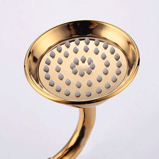 Traditional Floor Mounted Copper Freestanding Tub Filler Spray Gun Tub ...