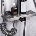 Modern Shower Trim Pure Color Slide Bar Included Shower Combo - Clearhalo