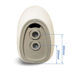 Round Siphon Type Household Toilet Small Apartment Large-caliber Silent ...