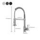 Modern Farmhouse Spring Spout Water Filler One Handle High Arch Kitchen ...