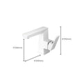 Modern Knob Handle Square Faucet Brass Deck Mounted Bathroom Sink ...
