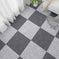 Rectangle Plastic Floor Water Resistant Fabric Look Floor Tiles - Clearhalo