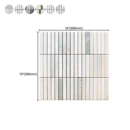 Square Wall Tile Straight Edge Subway Wall Tile with Scratchproof ...