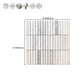 Square Wall Tile Straight Edge Subway Wall Tile with Scratchproof ...