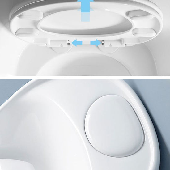 Modern Siphon Jet Urine Toilet Wall Hung Flush Toilet with Toilet Seat ...