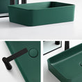 Modern Bathroom Sink Ceramic Oval White Basin Drain Assembly Bathroom ...