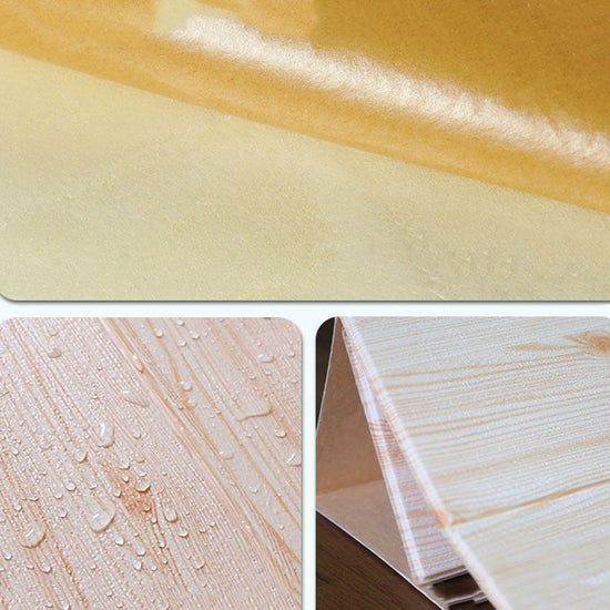 Modern Wall Paneling Peel and Stick Wood Effect Design Rectangle Wall ...