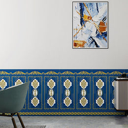 3D Embossed Wall Paneling Glam Style Waterproof Wall Paneling for ...