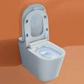 Contemporary Siphon Jet Flush Toilet Slow Close Seat Included Urine ...