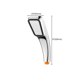 Traditional Hand Shower Metal Handheld Shower Head with Square Shape ...
