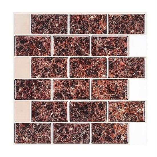 Pattern Matte Color Stone Peel and Paste Mosaic Tile Peel and Paste ...