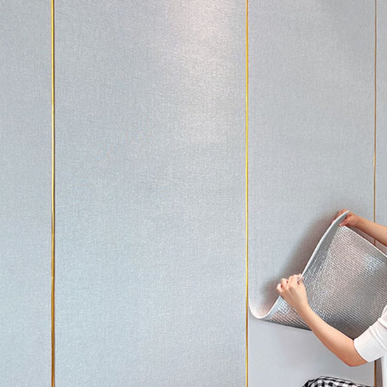 Waterproof XPE Foam Wall Paneling Matte Texture Wall Paneling - Clearhalo