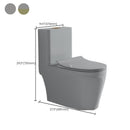 Floor Mounted Toilet All In One Porcelain Urine Toilet Traditional ...