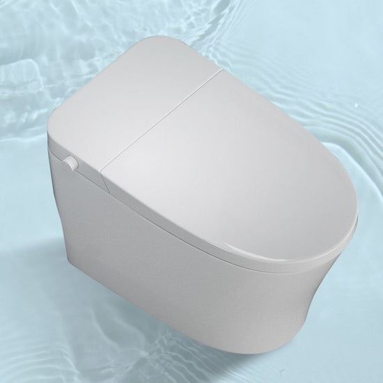 Modern Elong Toilet Bowl One Piece Toilet with Seat for Bathroom ...