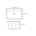 Contemporary Style Kitchen Sink Set Stainless Steel Friction Resistant ...