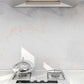 Modern Backsplash Tile Waterproof Marble Print Peel and Stick ...