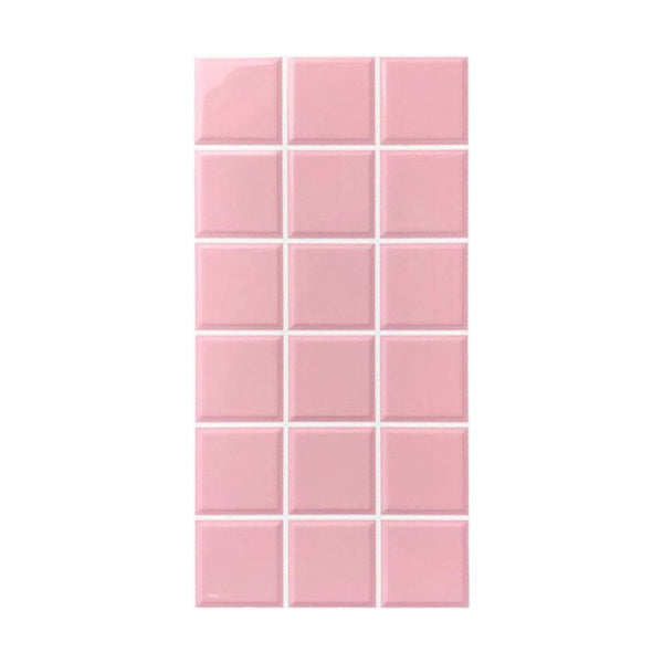 Indoor Wall Tile Grid Pattern Rectangle Living Room Wall Tile - Clearhalo