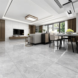 Rectangle Matte Singular Tile Marble Light Gray Tile for Home Decor ...