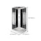 Contemporary Round Shower Stall Double Sliding Frosted Framed Shower ...