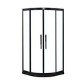 Stainless Steel Shower Enclosure Neo-Round Shower Enclosure on Corner ...