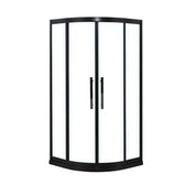 Stainless Steel Shower Enclosure Neo-Round Shower Enclosure on Corner ...