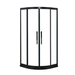 Stainless Steel Shower Enclosure Neo-Round Shower Enclosure on Corner ...