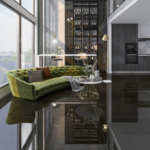 Rectangular Singular Tile Modern Mirrored Marble Floor and Wall Tile ...