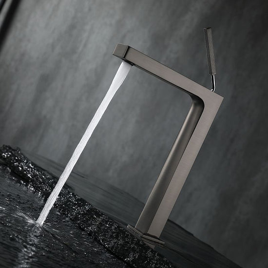 Brass Material Vessel Faucet 1-Handle Modern Design Faucet for Bathroom ...