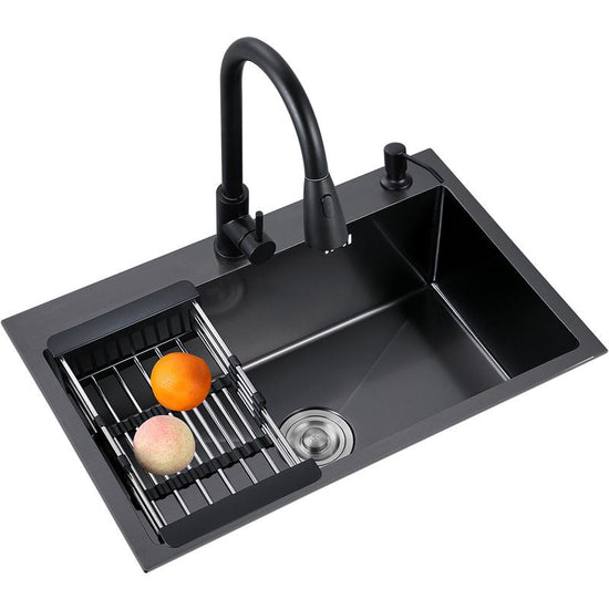 Stainless Steel Kitchen Sink Rectangle Shape Kitchen Sink with Center ...