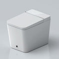 White Floor Mount Bidet with Tank and Heated Seat Elongated Bidet ...