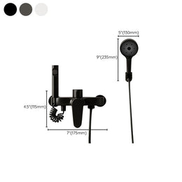 Modern Shower Set Brass Temperature Control Slide Bar Included Shower ...