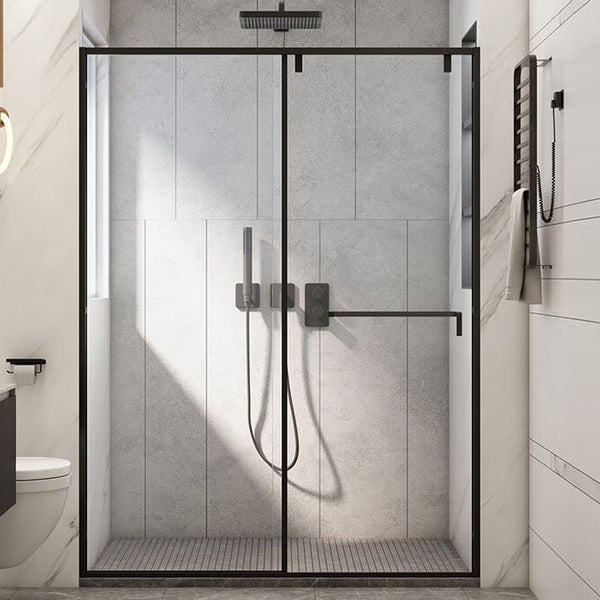One-line Single-moving Shower Screen, Semi-frameless and Extremely ...