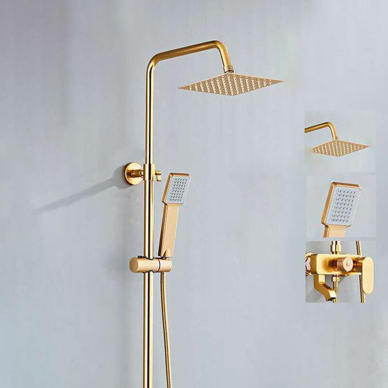 Modern Adjustable Water Flow Shower Faucet Shower Arm Shower System on ...