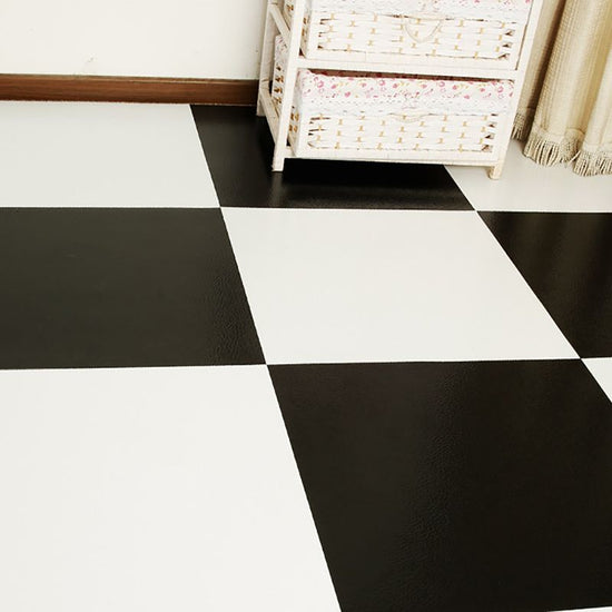 Modern Fabric Look Plastic Floor Water Resistant Square Edge Floor ...