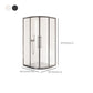 Round Shower Enclosure Double Sliding Door Tempered Glass Shower Room ...