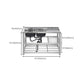 Modern Workstation Ledge Stainless Steel with Accessories and Faucet ...