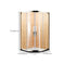 Round Tempered Glass Shower Kit Double Sliding Corner Shower Kit ...