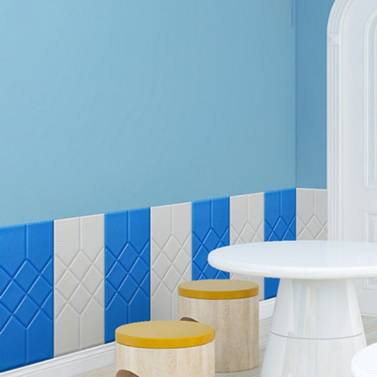 3D Embossed Foam Wall Paneling Living Room Waterproof Wall Paneling ...