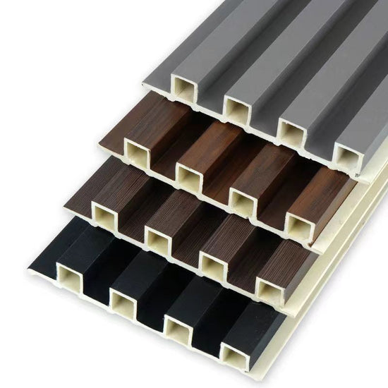 Modern Wood Paneling Smooth Wall Interior Wood Plank Set of 5 - Clearhalo