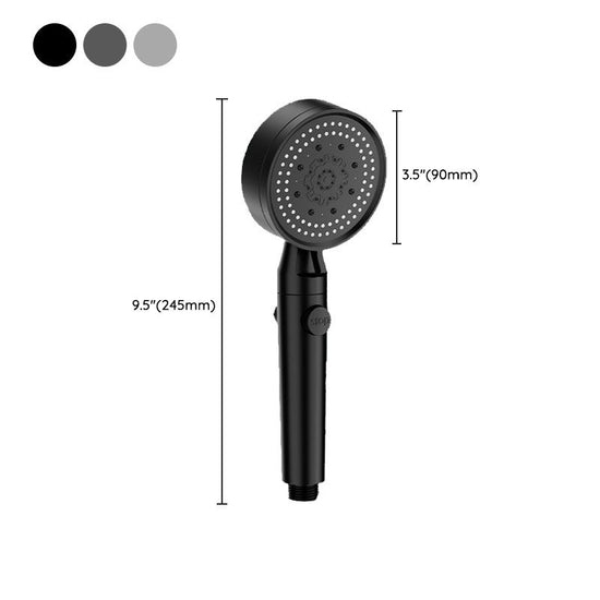 5 Setting Patterns Showerhead Plastic Round Handheld Shower Head ...