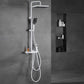 Modern Shower System Square Brass Temperature Control Wall Mounted ...