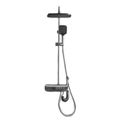Modern Push Button Shower System Slide Bar Included Shower Head Combo ...