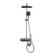 Modern Push Button Shower System Slide Bar Included Shower Head Combo ...